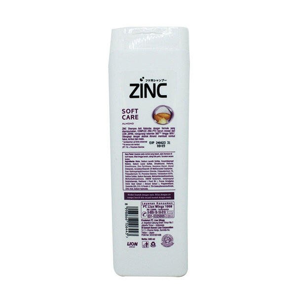 Zinc Soft Care Almond Anti-Dandruff Shampoo Price in Pakistan